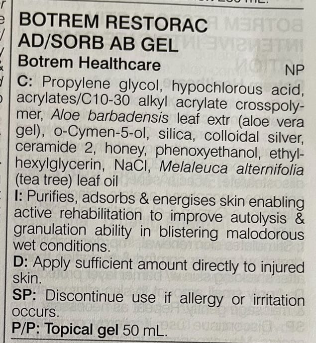 Restorac Ad/sorb AB Gel — Botrem